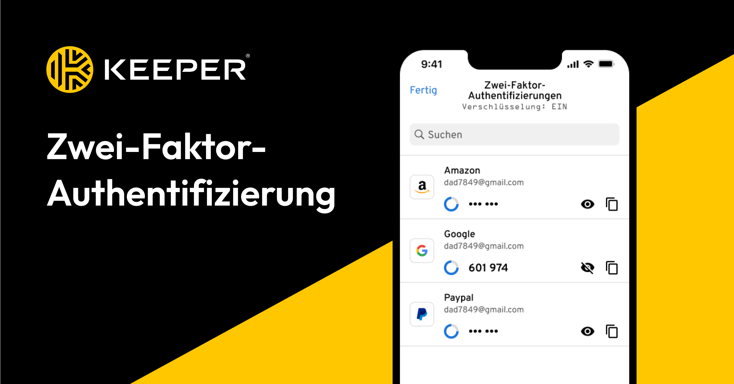 Aktivieren der Zwei-Faktor-Authentifizierung – Keeper Security