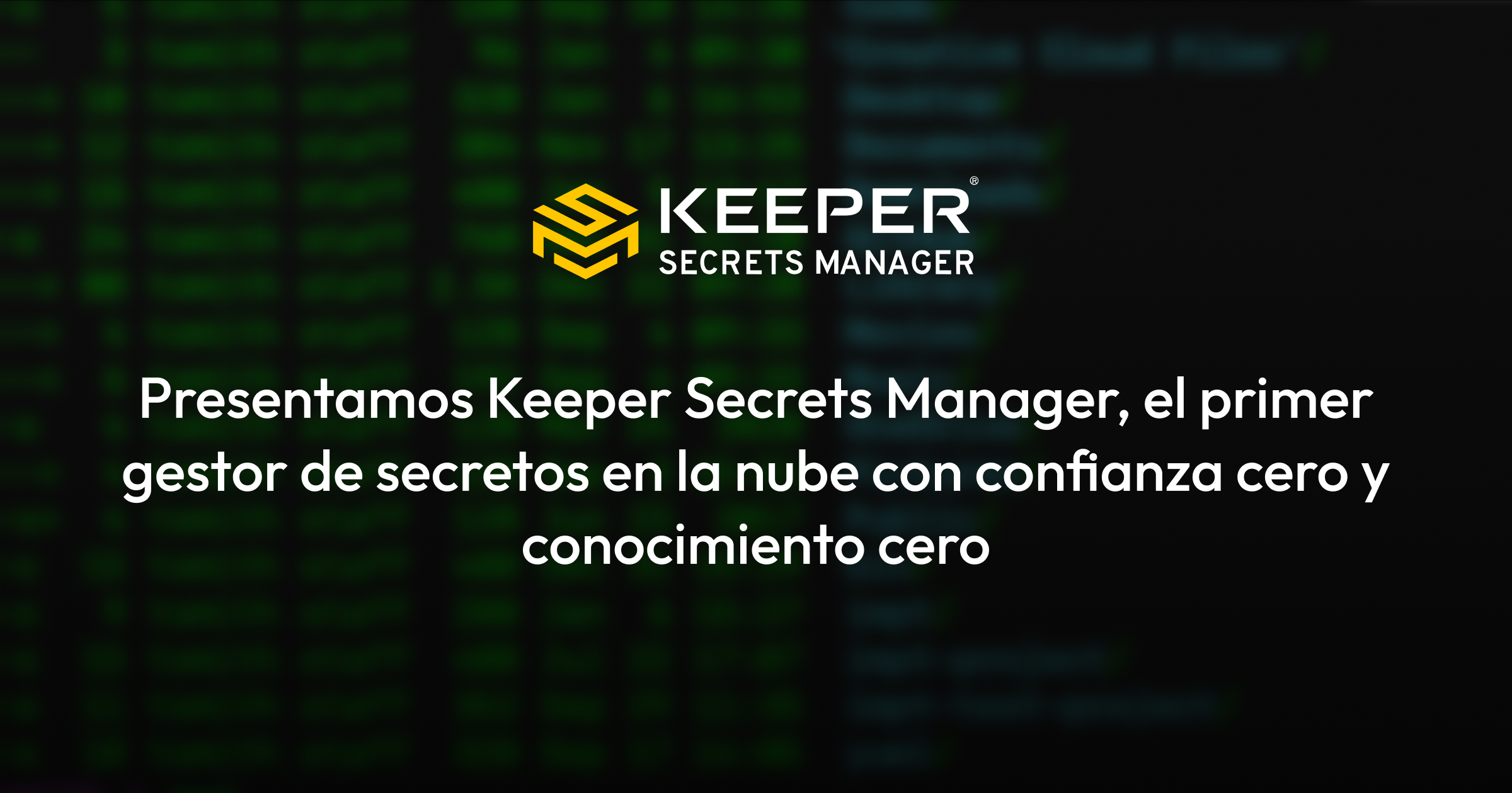Primeros pasos con Keeper Secrets Manager: Keeper Security