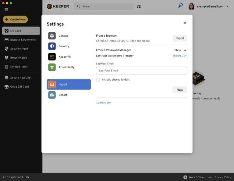 How to Import From LastPass to Keeper