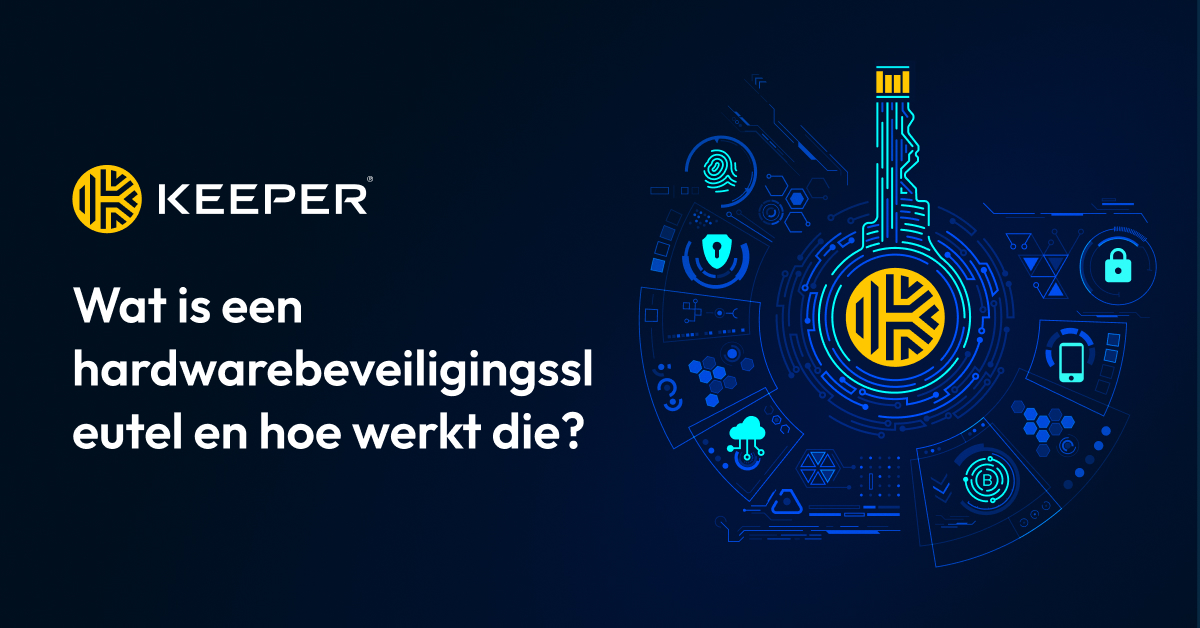 Wat is een beveiligingssleutel en hoe werkt die? - Keeper
