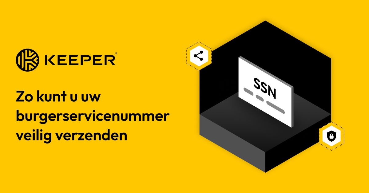 Zo kunt u uw burgerservicenummer veilig verzenden - Keeper