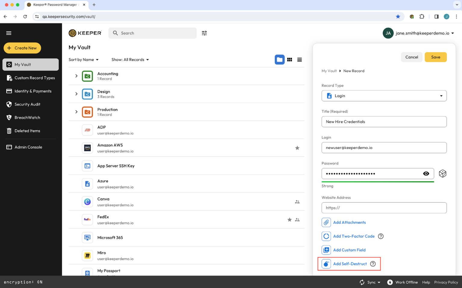 Keeper Protects From Stolen Credentials With Secure Time-Limited Access