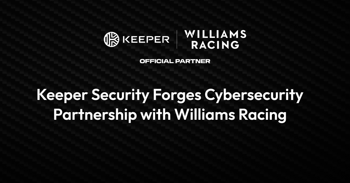 Keeper Forges Cybersecurity Partnership With Williams Racing
