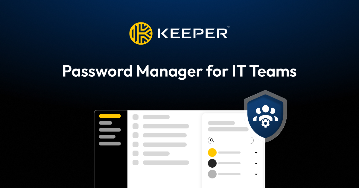 Password Manager for IT Teams