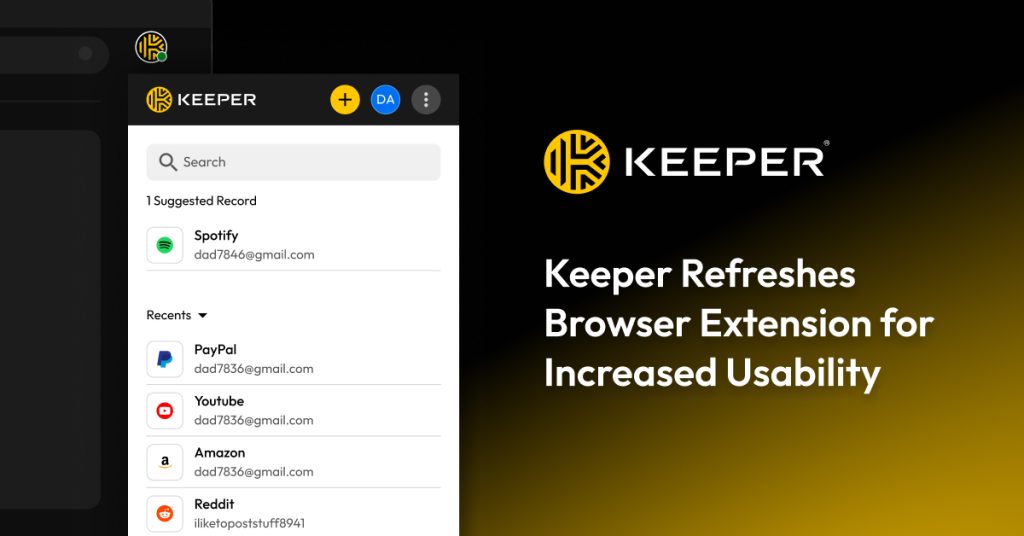 Keeper Security、ブラウザ拡張機能のアップグレードでユーザビリティ向上