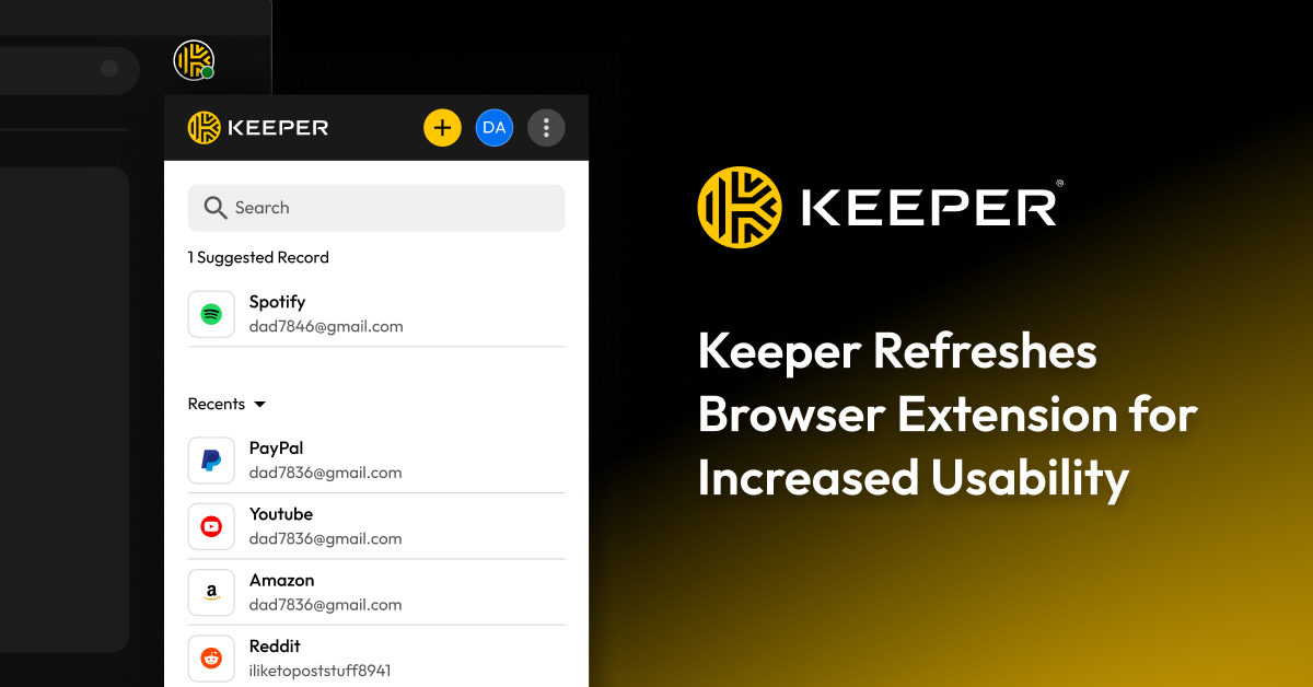 Keeper Security Enhances Browser Extension for Improved Usability