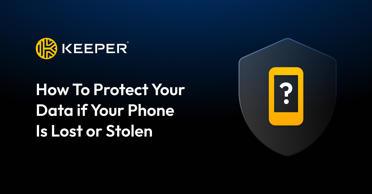 How To Protect Your Data if Your Phone Is Lost or Stolen