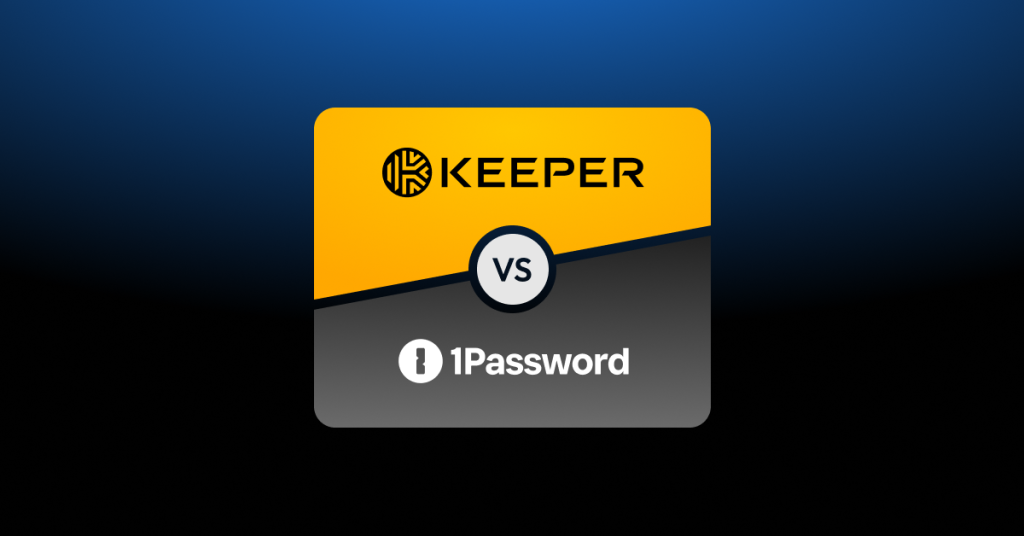 Keeper vs. 1Password: Vergleich der Passwortmanager 2025